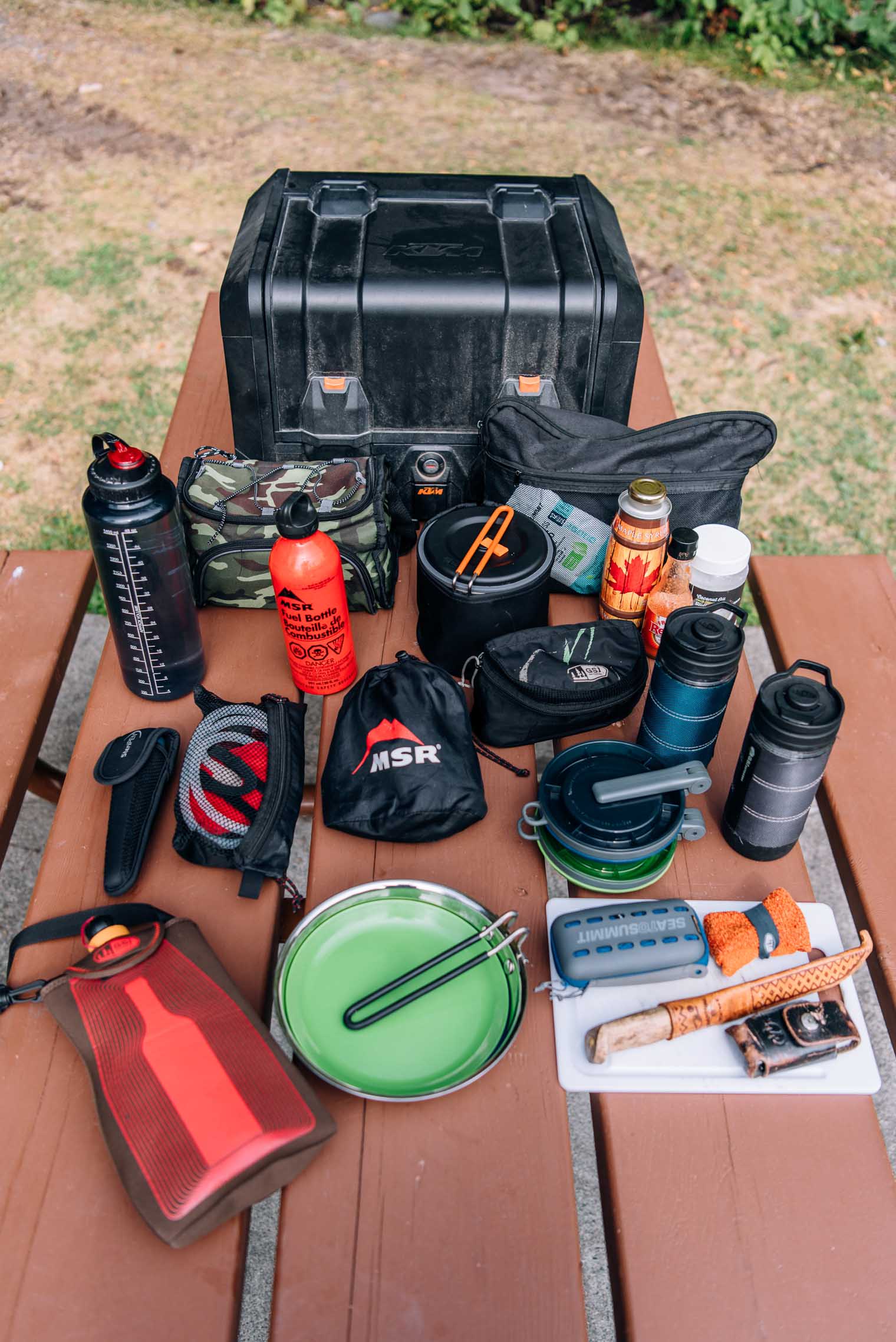 Eating Well On Two Wheels Motorcycle Camping Cooking Gear Fresh Off